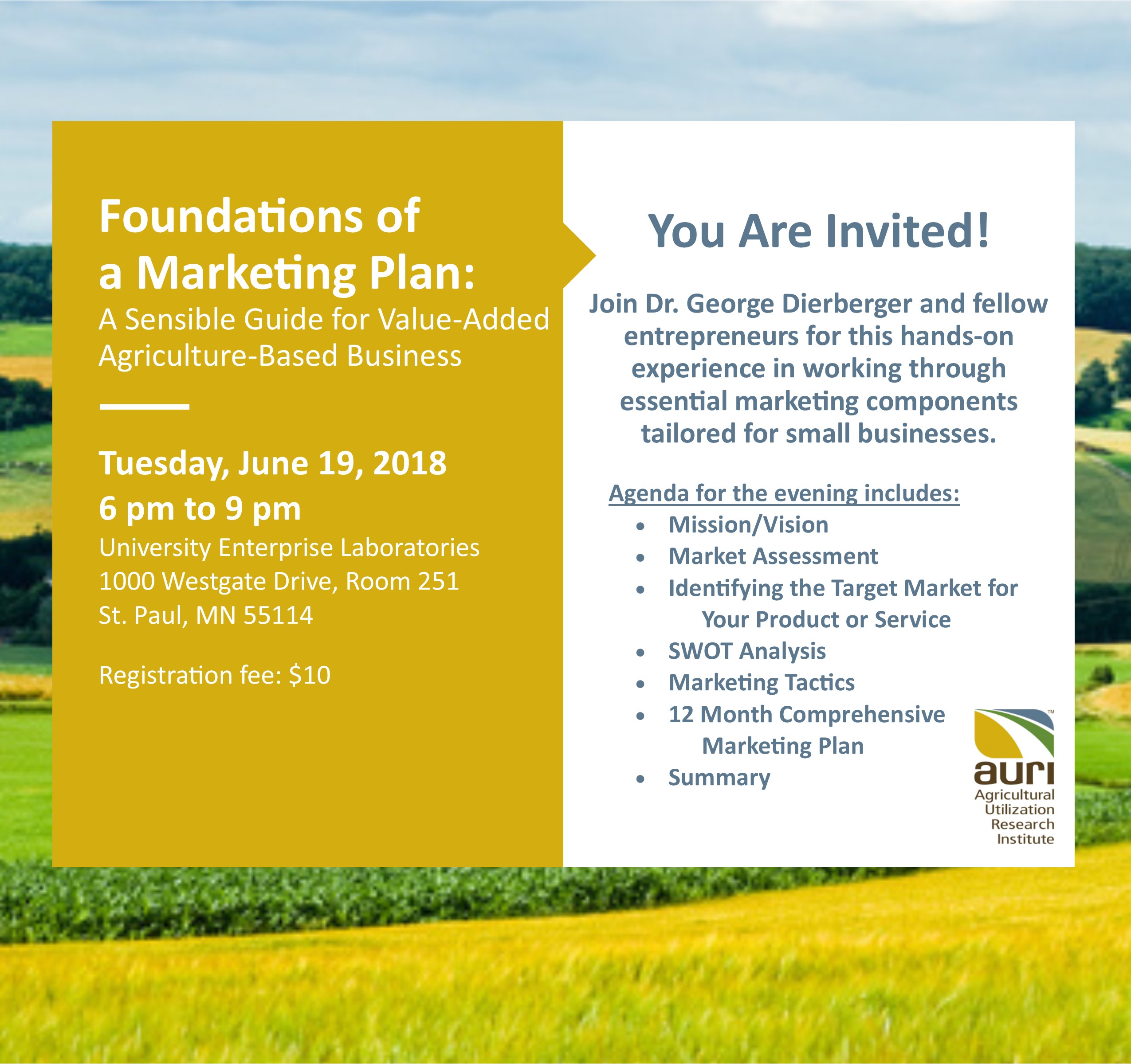 Foundations of a Marketing Plan - AURI